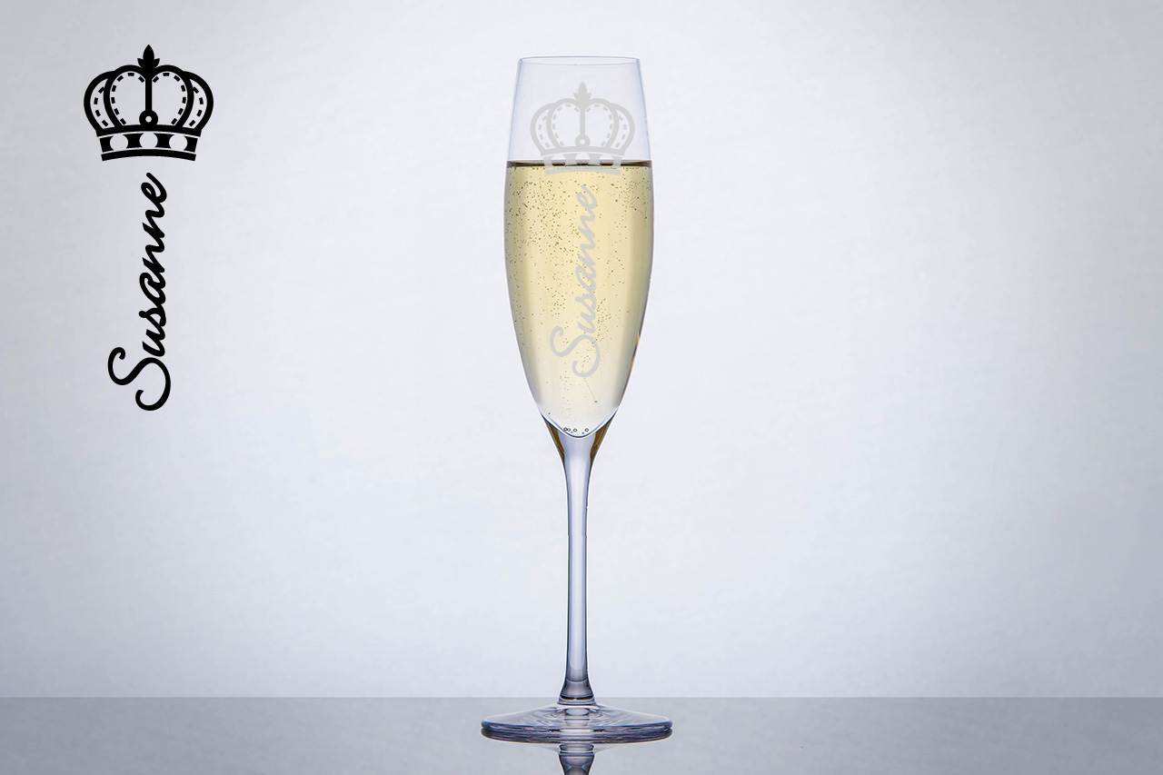 Sektglas Queen | Hochzeitideal.de